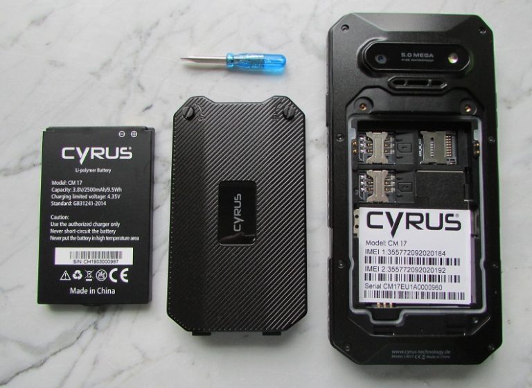Cyrus CM17 Outdoor-Phone Erfahrungsbericht - Tastenhandy.de